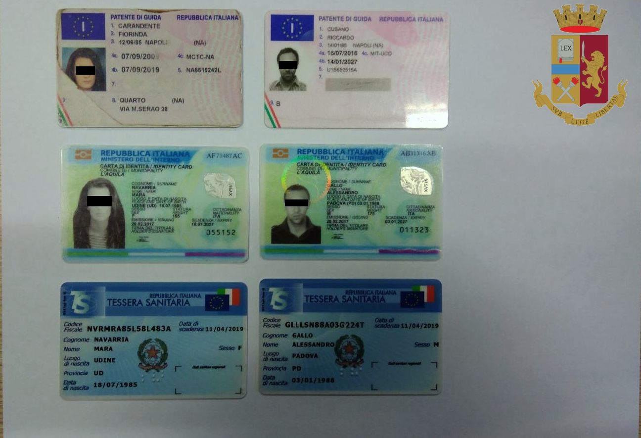 L’Aquila, documenti falsi per aprire conti correnti: truffatrice ...