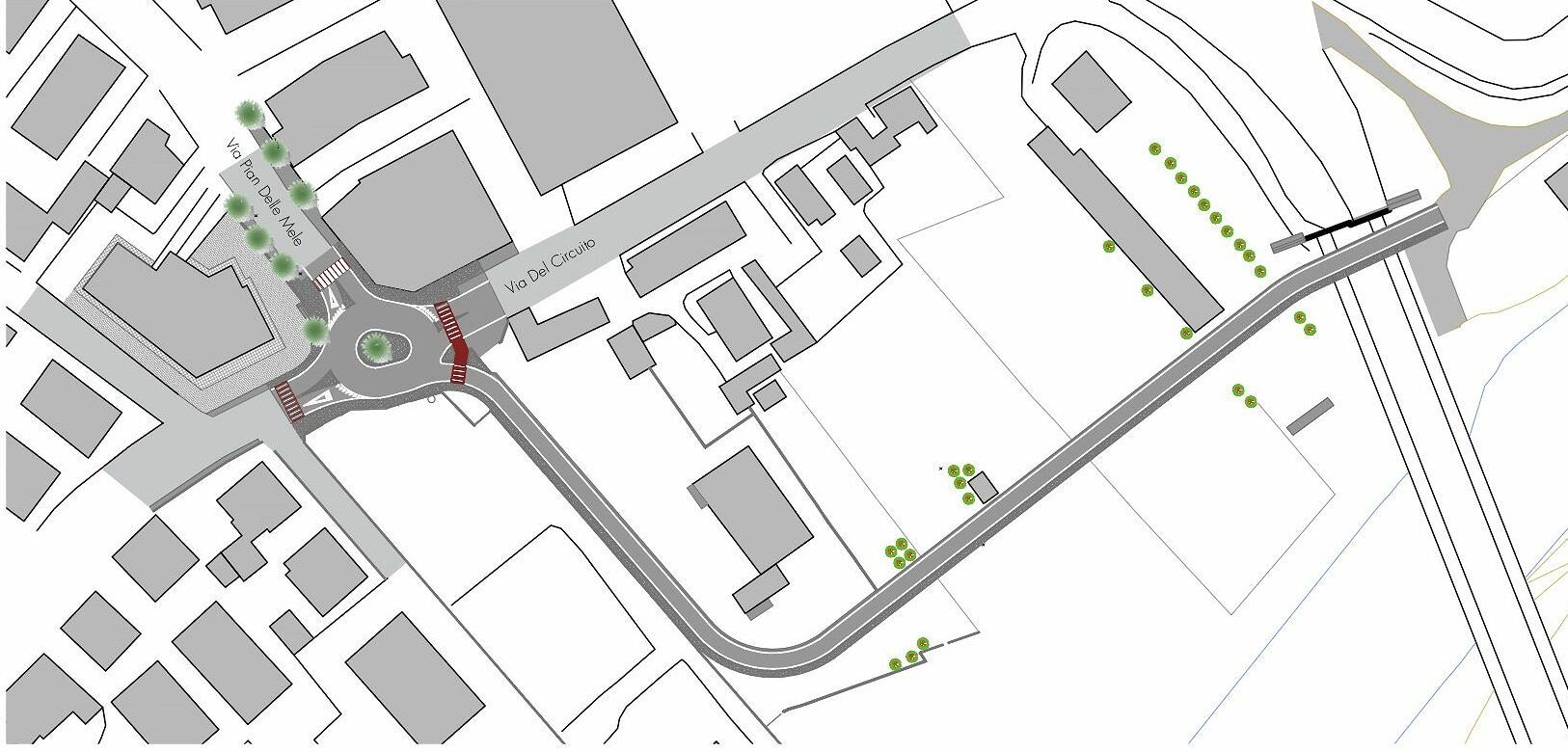 Pescara, via del Circuito: nuova rotatoria e strada raddoppiata ...