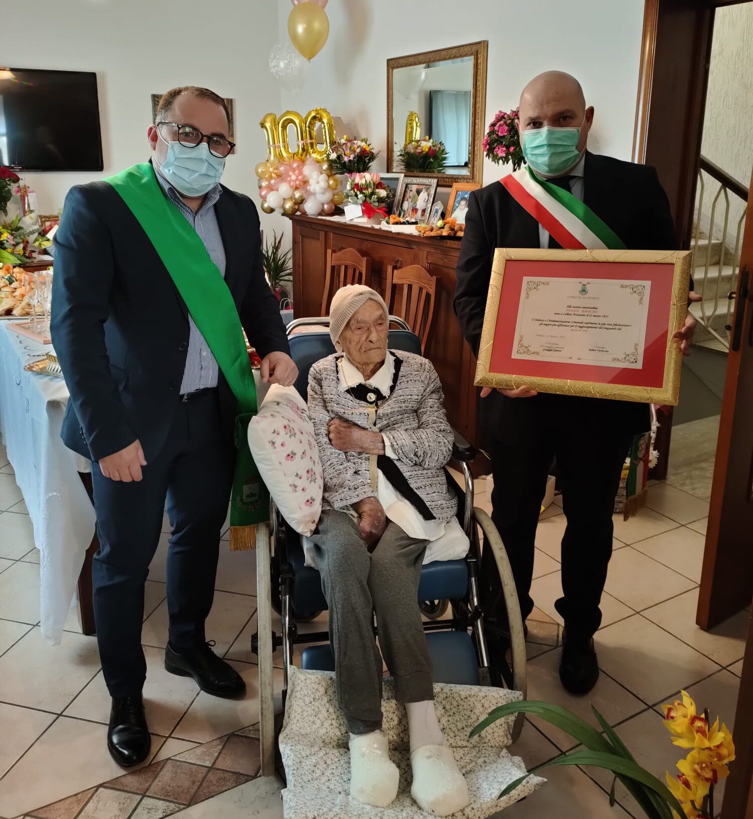 Pineto festeggia i 100 anni di Pasqua Ravicini - Abruzzo Cityrumors
