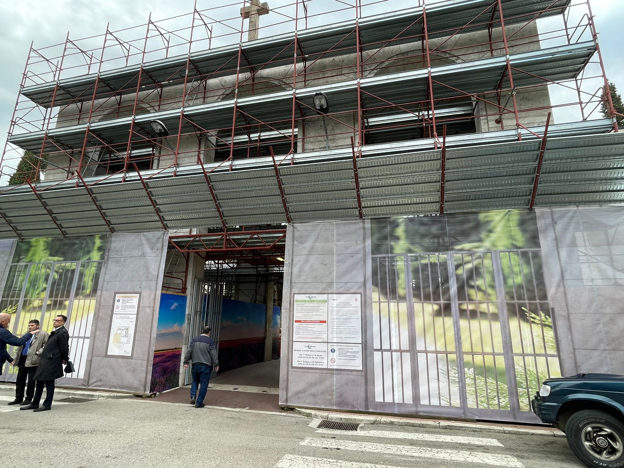 A Teramo al via i lavori sull'ingresso del cimitero - Abruzzo Cityrumors
