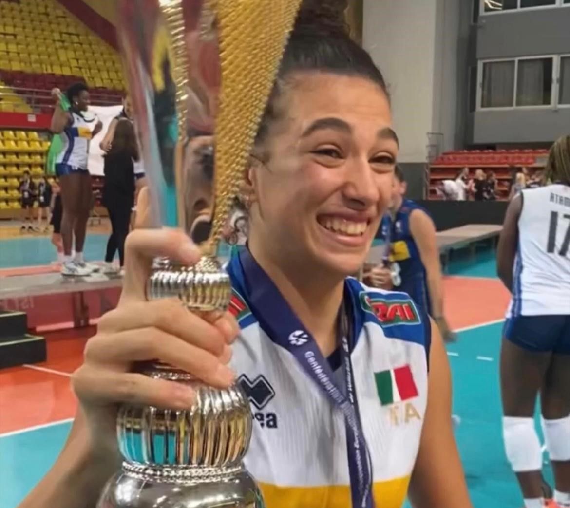 Pallavolo, Giulia Viscioni trascina l’Italia Under19 alla vittoria agli ...